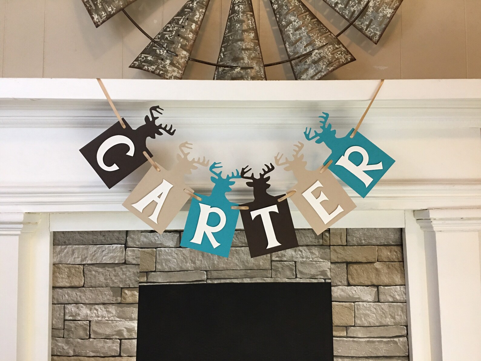 Little Buck Baby Shower Decorations Oh Deer Birthday Decorations Banner ...