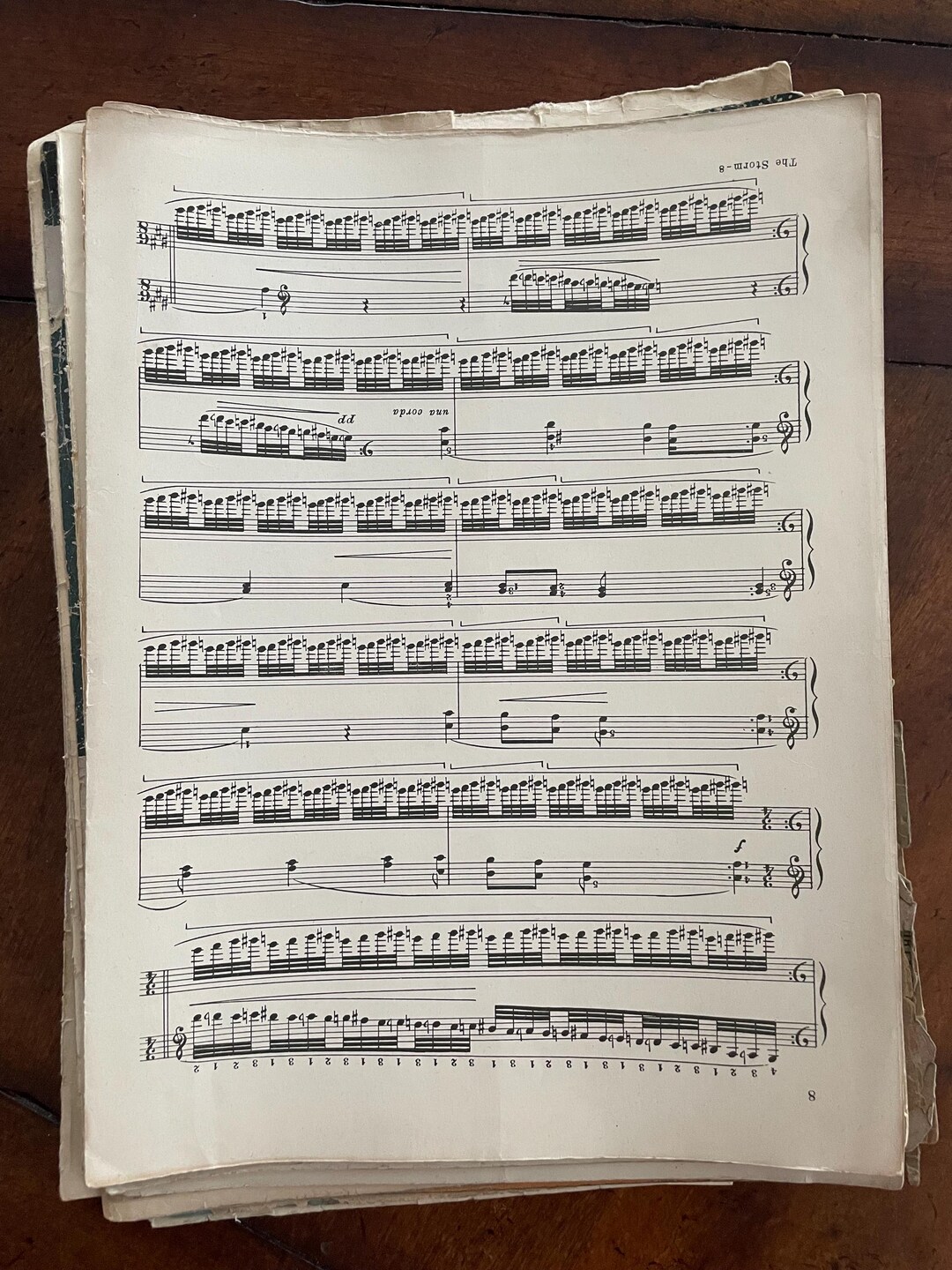 Vintage Sheet Music Packs 50+ Random Pieces Aged Yellowed Scrapbook ...