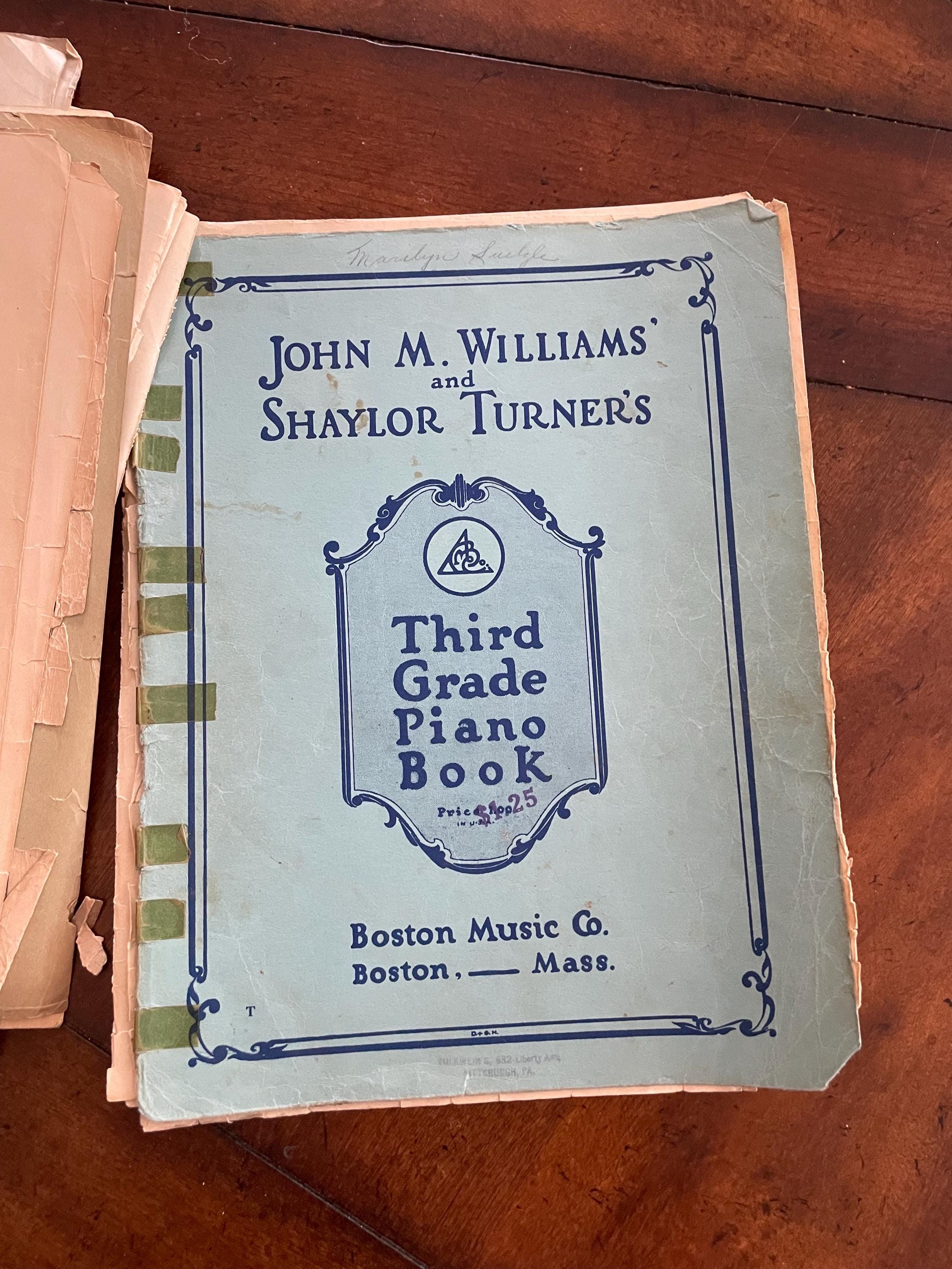 Vintage Sheet Music Packs 50+ Random Pieces Aged Yellowed Scrapbook ...