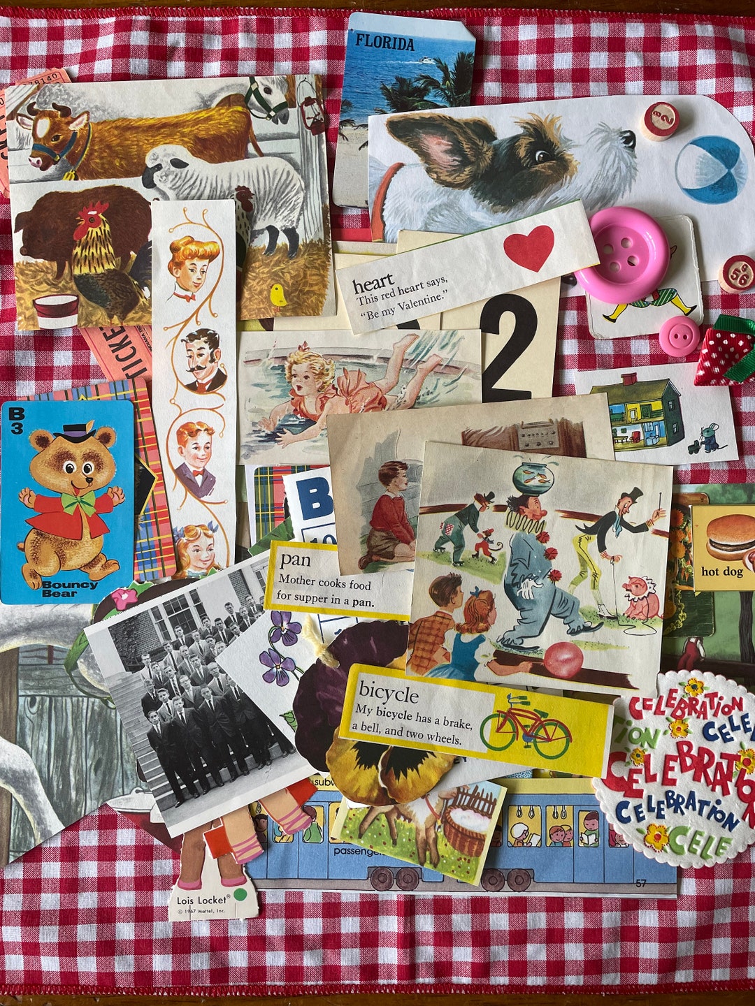 Vintage Ephemera Paper Pack Scrapbook Junk Journal Art - Etsy