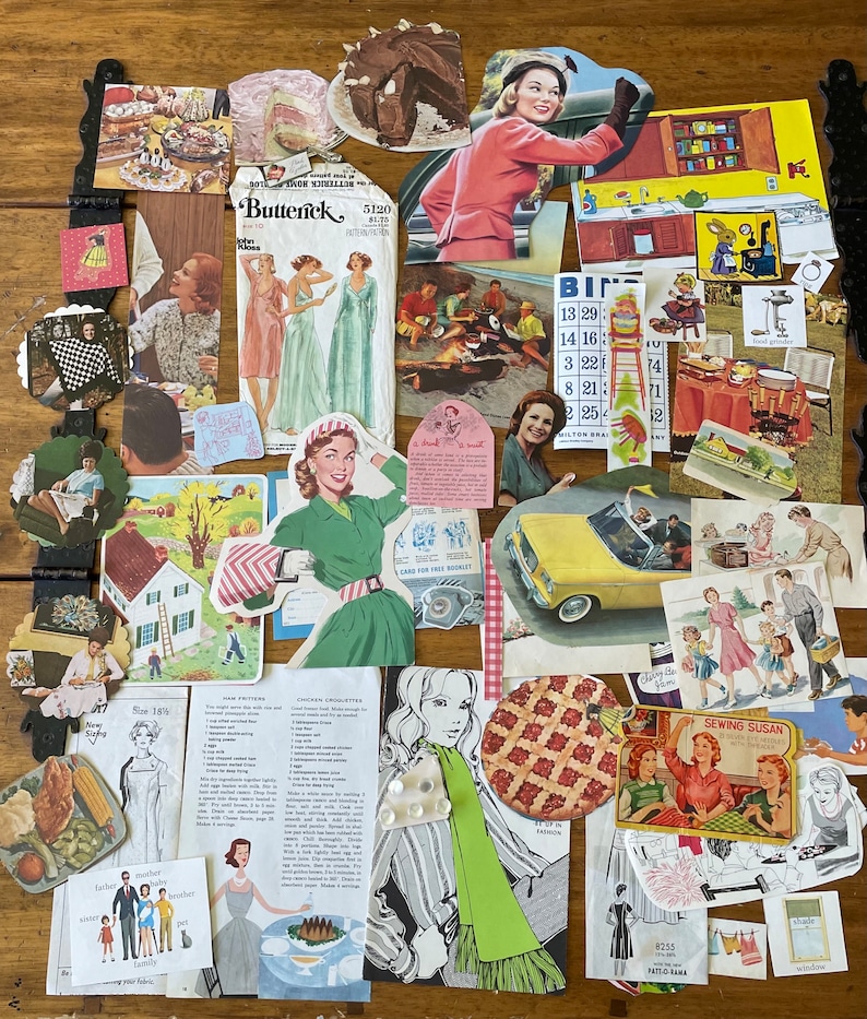 Domestic Goddess Ephemera Paper Pack Scrapbook Junk Journal Art ...