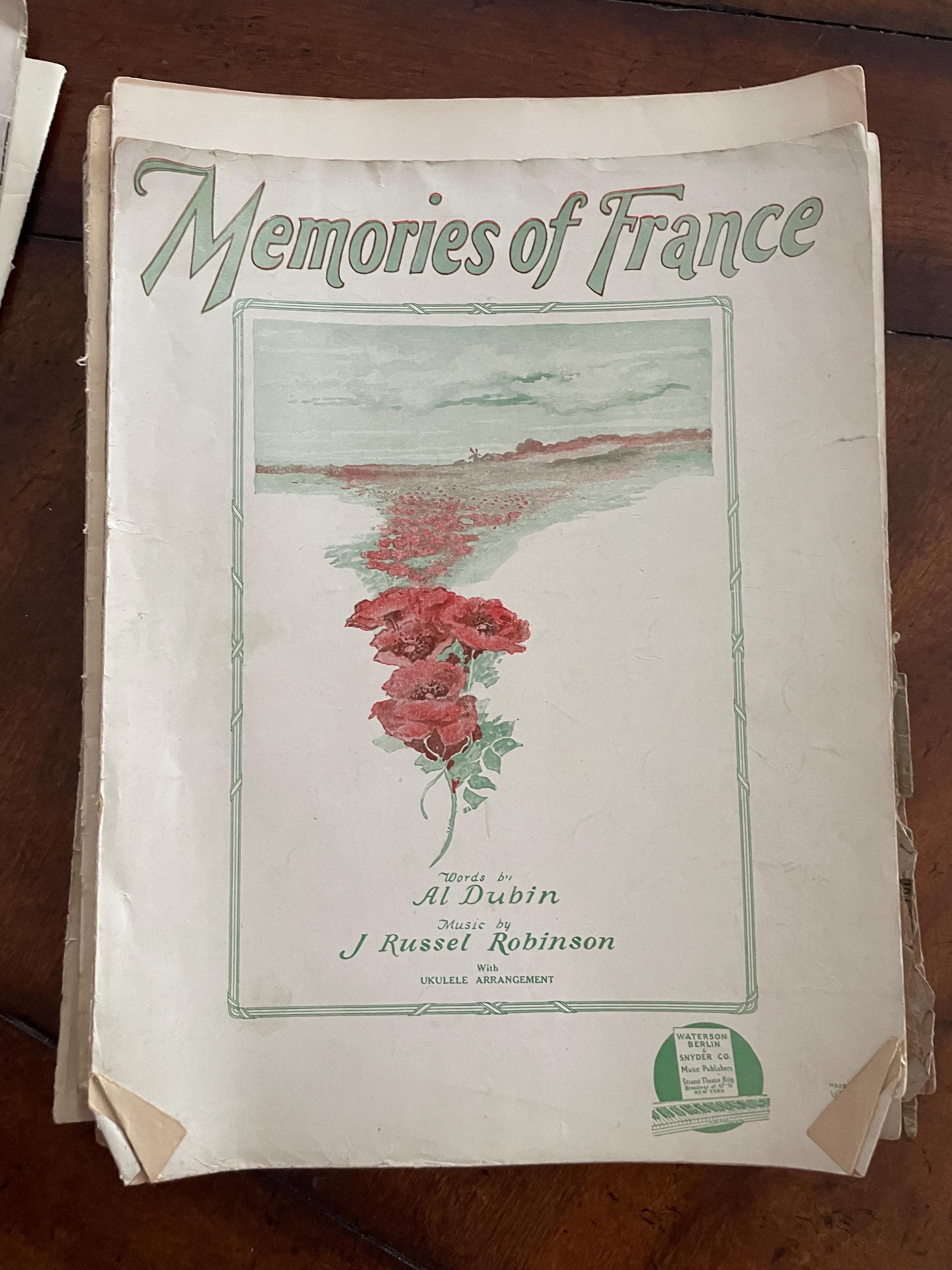 Vintage Sheet Music Packs 50+ Random Pieces Aged Yellowed Scrapbook ...