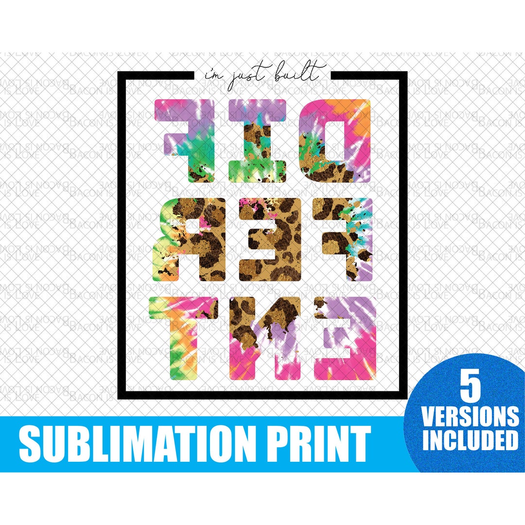 I'm Just Built Different • Digital Download • PNG • Sublimation - Etsy