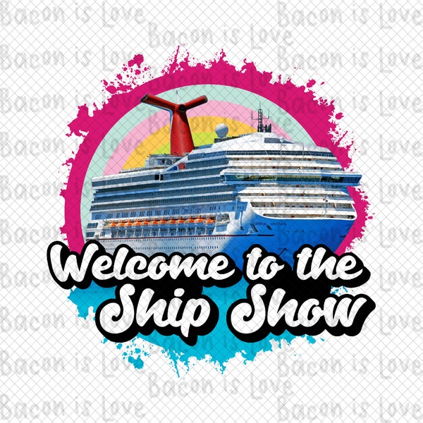 Welcome to the Ship Show Svg - Etsy