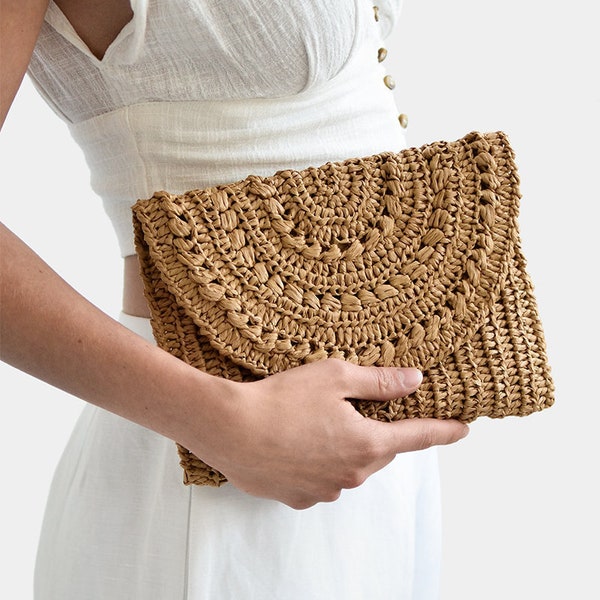 Raffia Clutch - Etsy