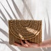 Crochet Raffia Clutch in Tan Straw Summer Bag Raffia Clutch - Etsy