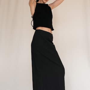 Open Back Top, Hand Knit Boatneck, Low Back Knit Tank, Backless Blouse ...