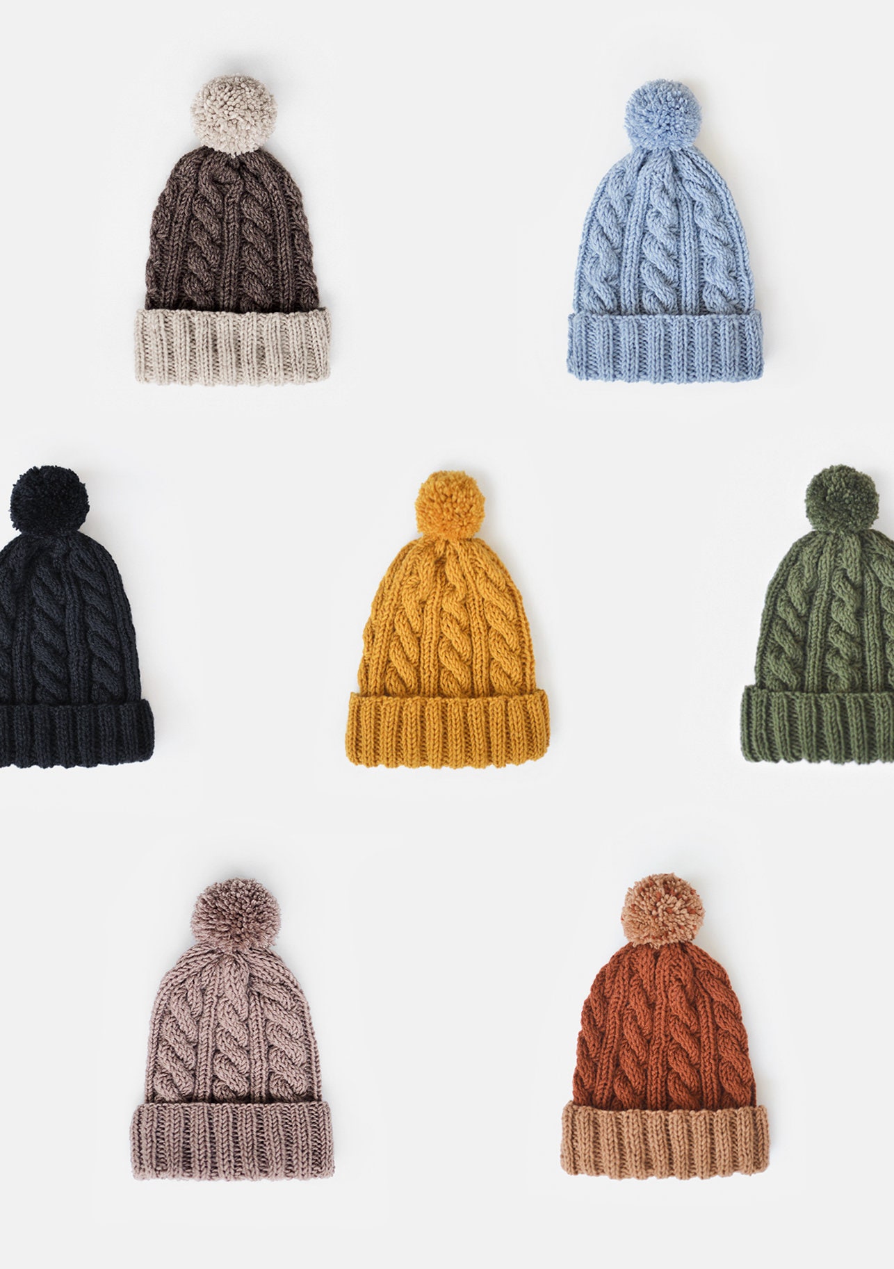 Color Block Beanie in Copper and Burnt Orange Customizable - Etsy UK