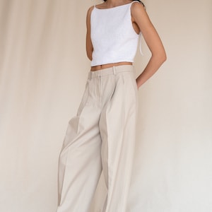 Open Back Top, Hand Knit Boatneck, Low Back Knit Tank, Backless Blouse ...