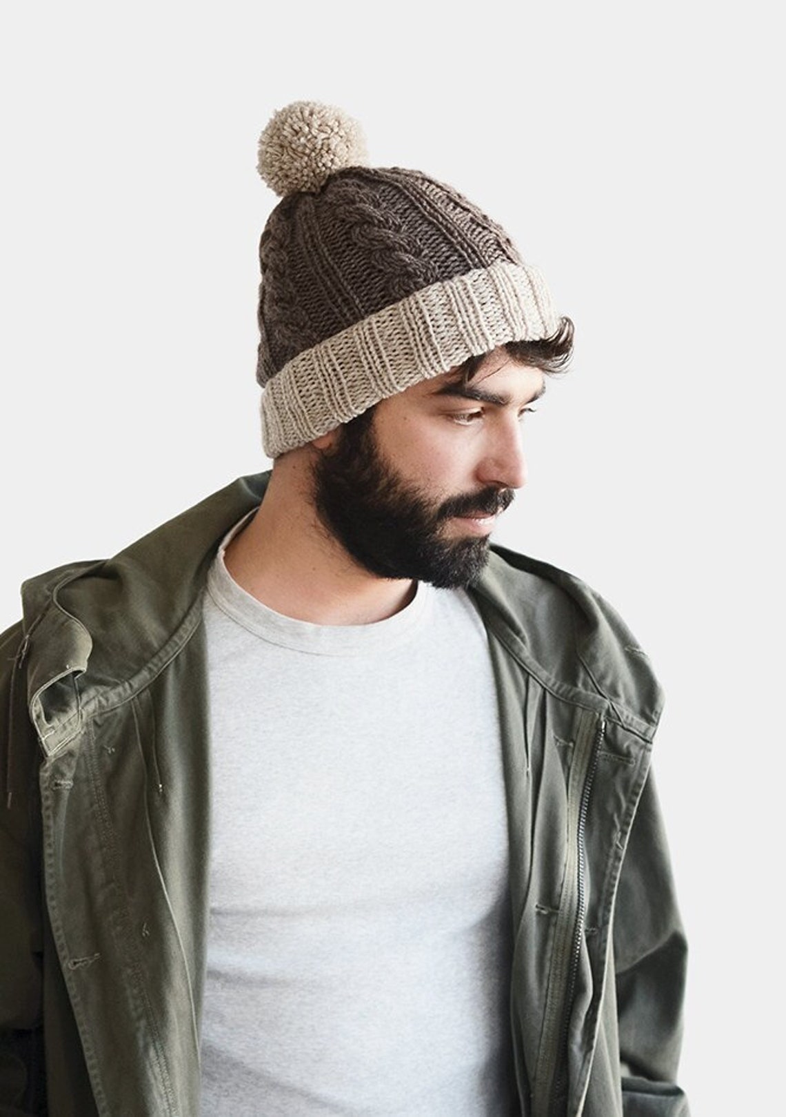 Custom Mens Beanie Color Block Beanie Mens Knit Hat - Etsy UK