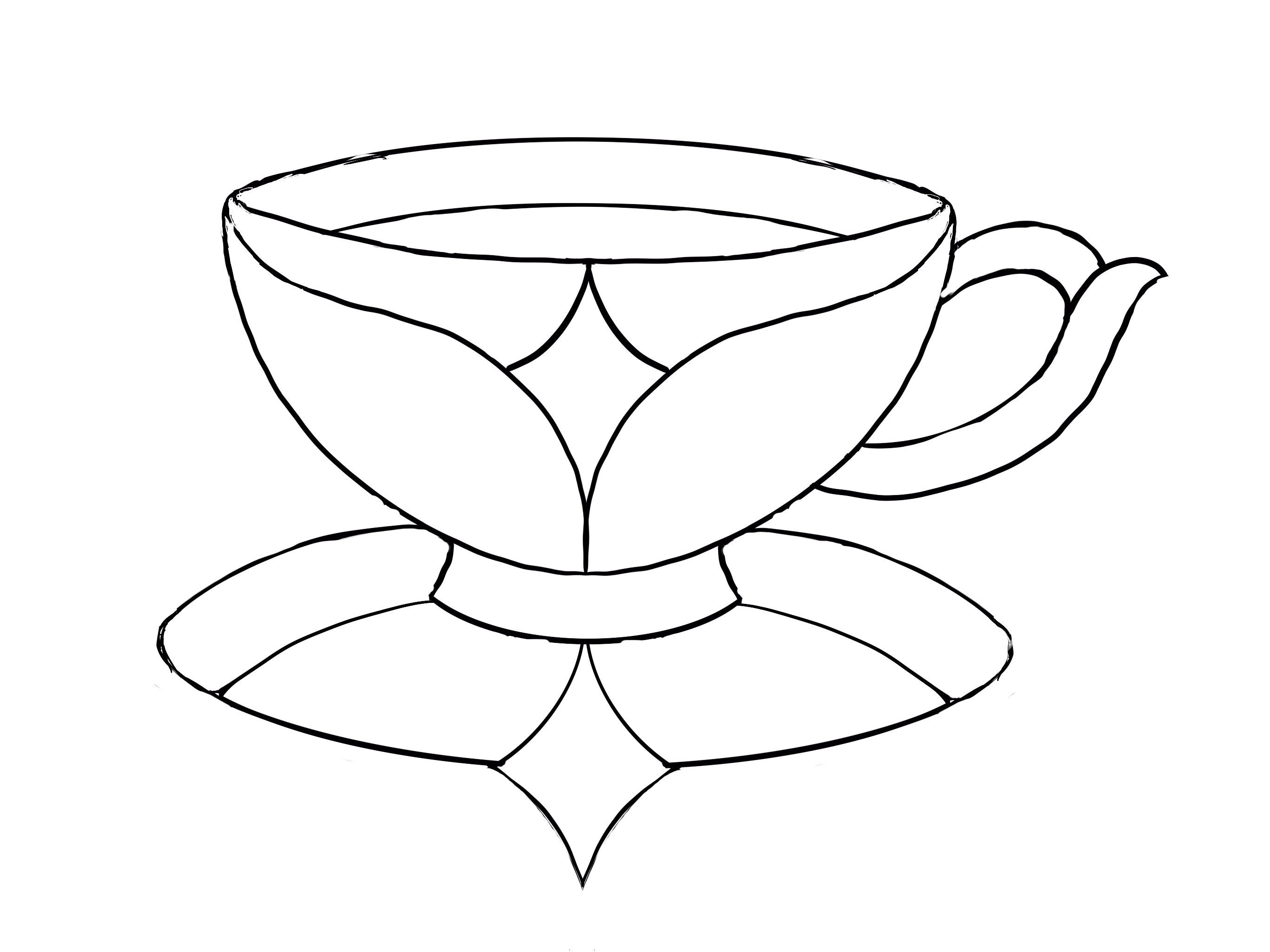 Teacup Stained Glass Pattern - Etsy