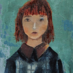 Ann Less Raggedy, Original 4x6 Inch Oil Painting, on Linen Panel - Etsy