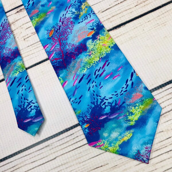 Tropical Necktie - Etsy
