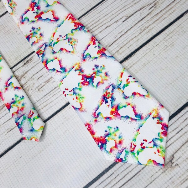 Rainbow Necktie - Etsy