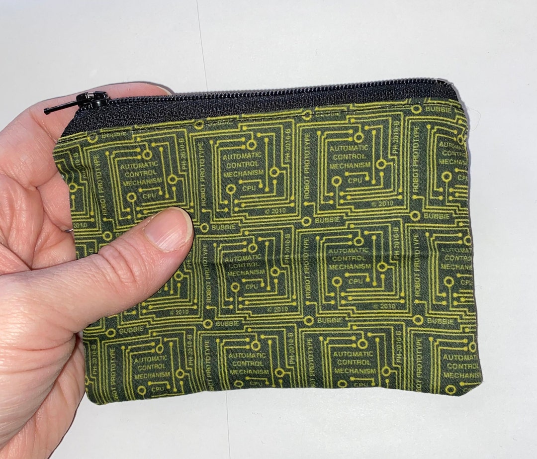 Computer Zipper Pouch, Circuit Board, Computer Wallet, Motherboard Coin ...