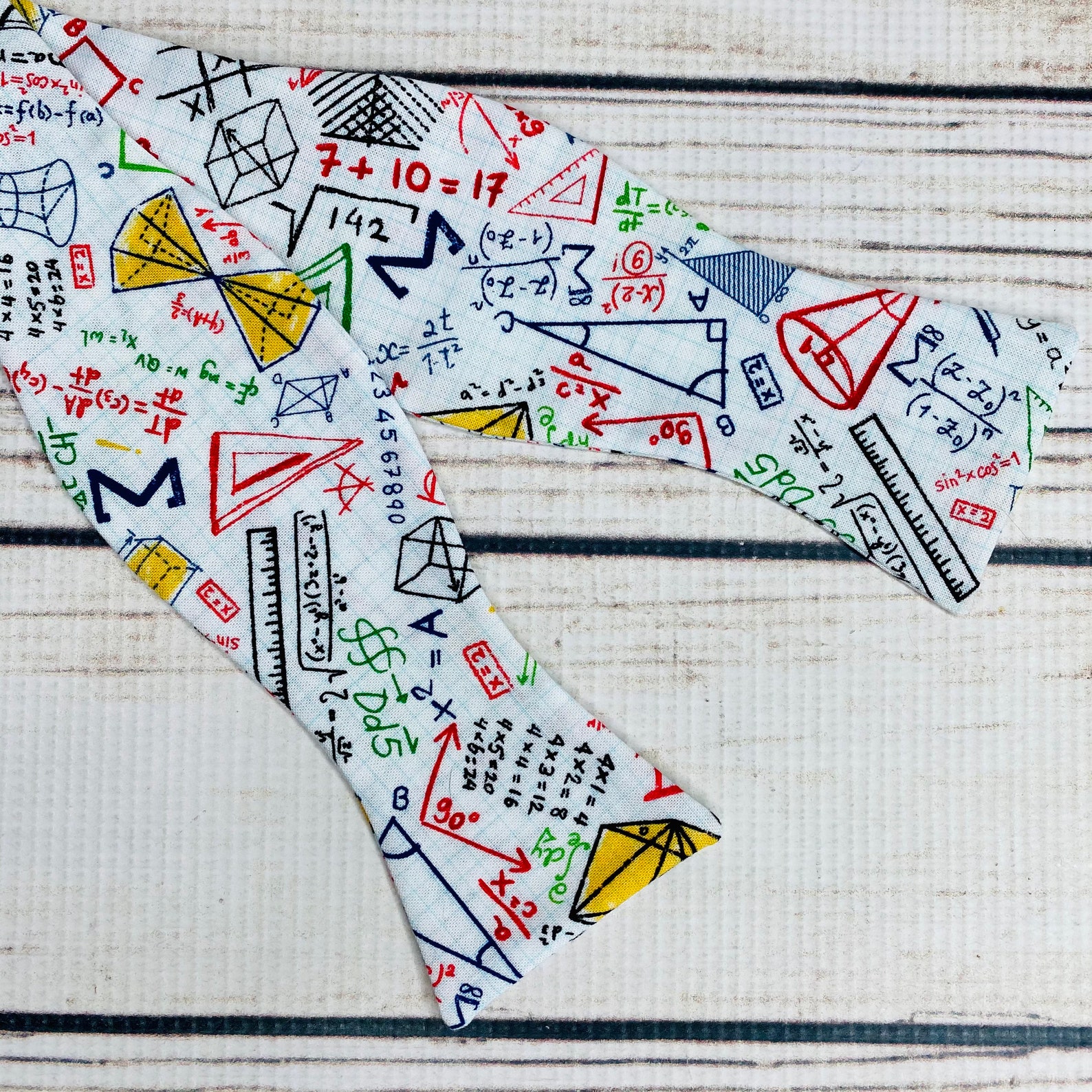 Math Bowtie Geometry Bowtie Mathematics Bowtie Equations - Etsy