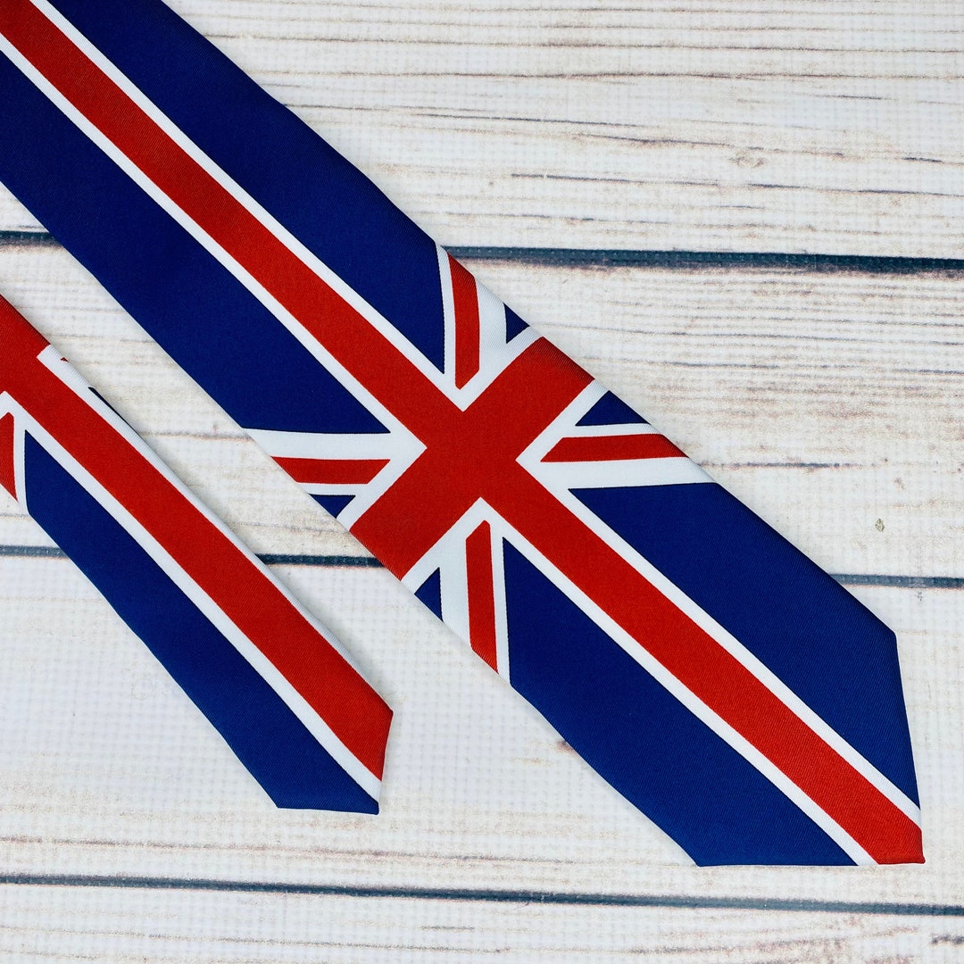 Union Jack Tie, British Tie, Union Flag Tie, British Flag Tie, England ...