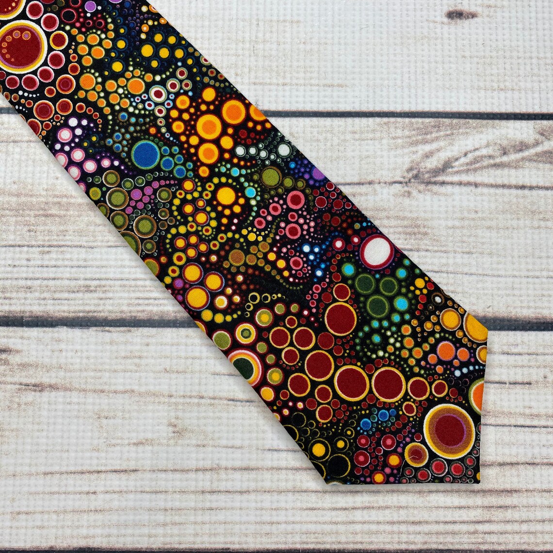 Effervescent Tie Colorful Tie Black Tie Abstract Tie - Etsy