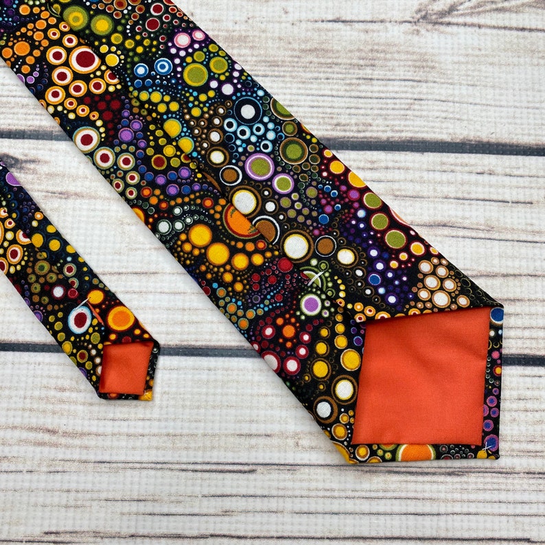 Effervescent Tie Colorful Tie Black Tie Abstract Tie - Etsy