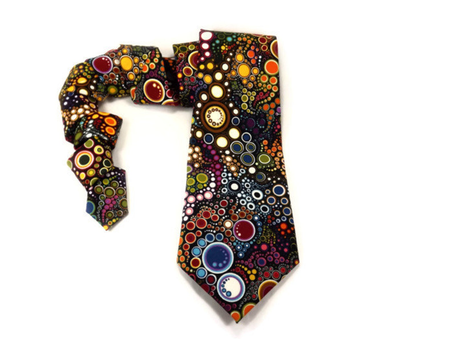 Effervescent Tie Colorful Tie Black Tie Abstract Tie - Etsy