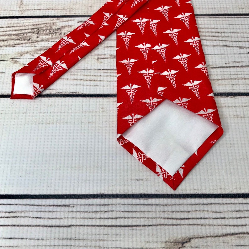 Doctor Tie Medical Tie Nurse Tie Hospital Tie Caduceus - Etsy