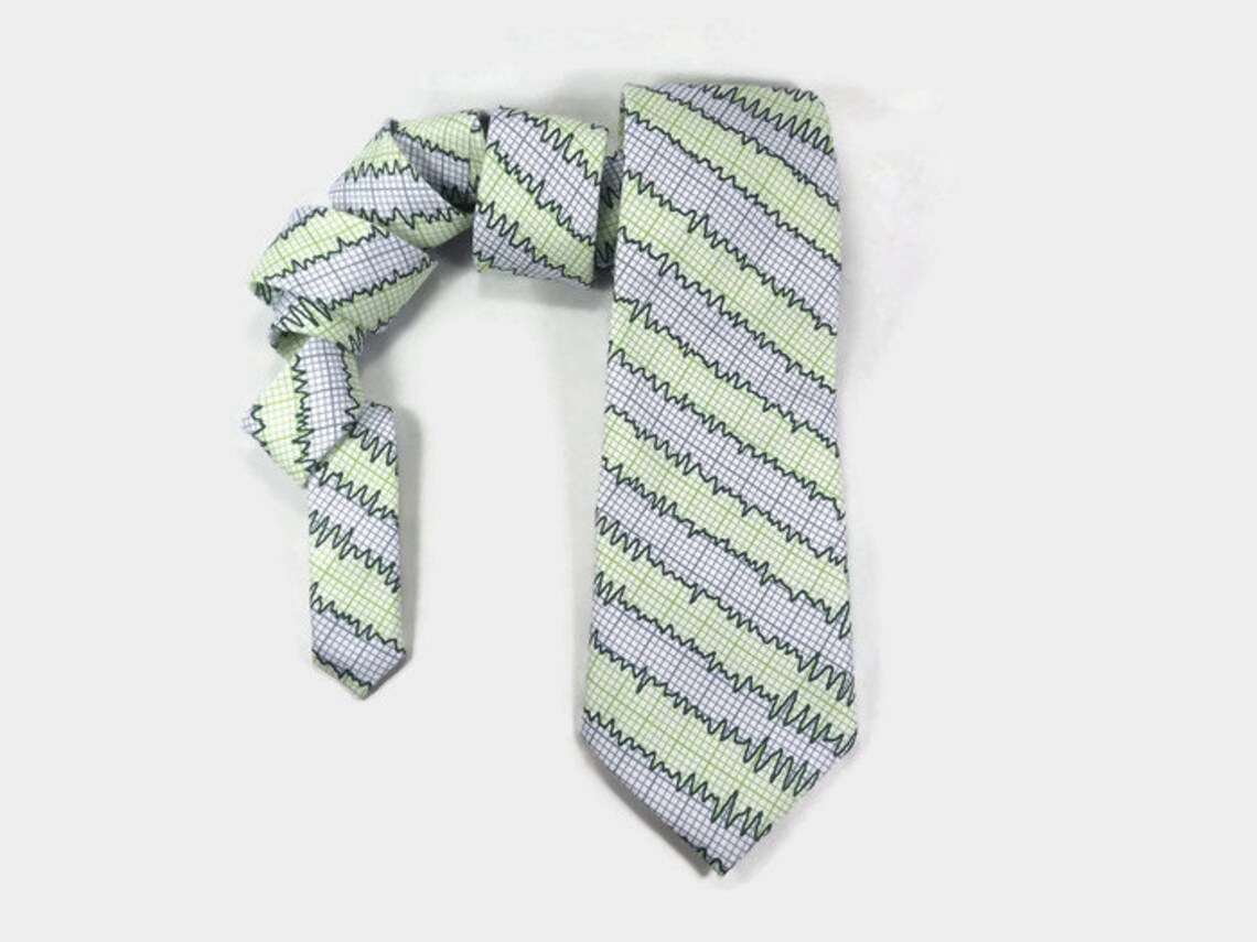 Electroencephalogram Tie, EEG Necktie, Neurologist Gift, Nurse ...