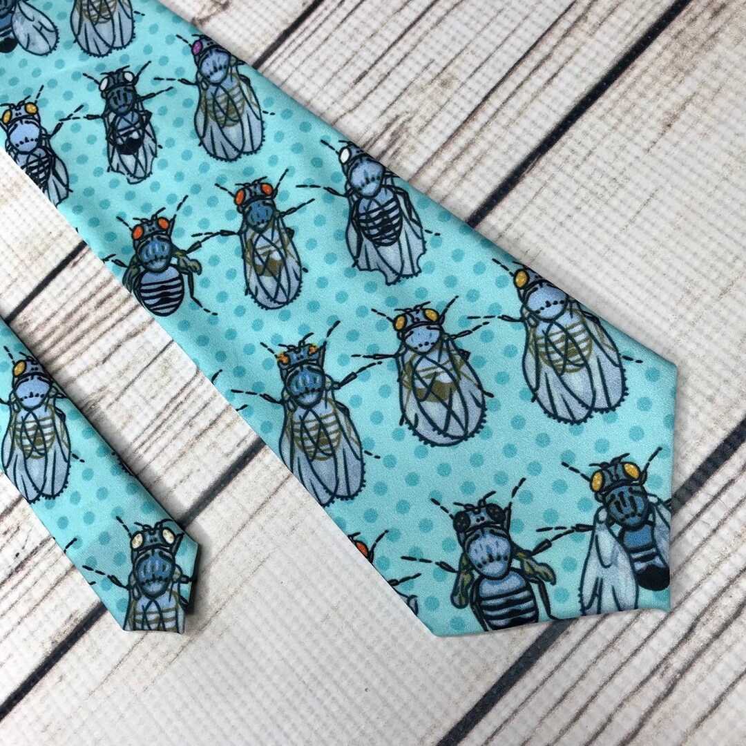 Fruit Fly Tie, Drosophila Tie, Genetics Tie, Biology Tie, Gene Tie ...