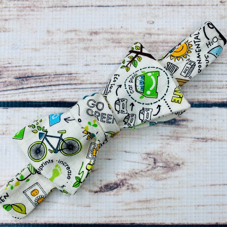 Recycling Bowtie, Reduce Reuse Recycle, Go Green Gift, Recycle Event ...