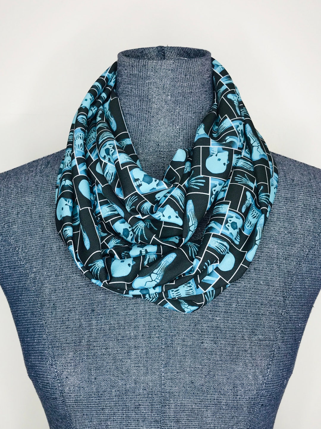 X Ray Scarf Infinity Scarf Radiology Technologist Gift Xray - Etsy