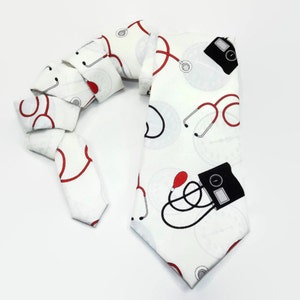 Doctor Tie, Medical Doctor, Stethoscope Tie, Nurse Necktie, Doctor ...