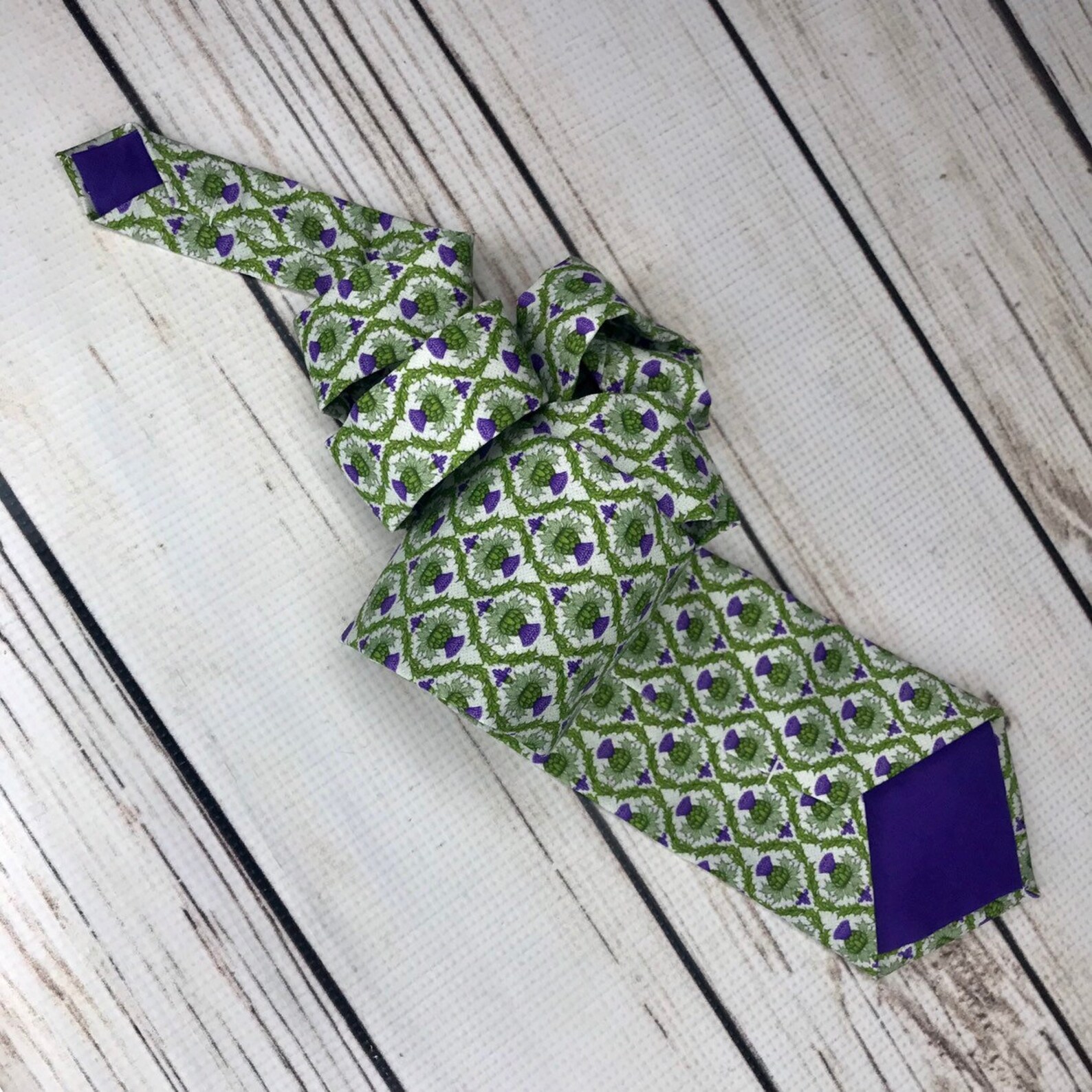 Thistle Tie Scottish Thistle Thistle Demask Scotland | Etsy