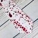 Bloody Tie, Zombie Tie, Blood Spatter Necktie, Mens Tie Womans Tie - Etsy