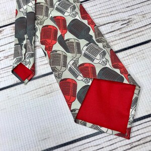 Microphone Tie, Mic Tie, Mic Accessory, Microphone Necktie, Announcer ...
