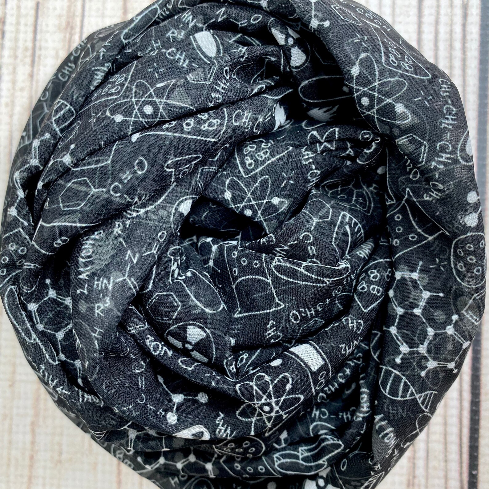 Science scarf Chemistry scarf science gifts for woman | Etsy