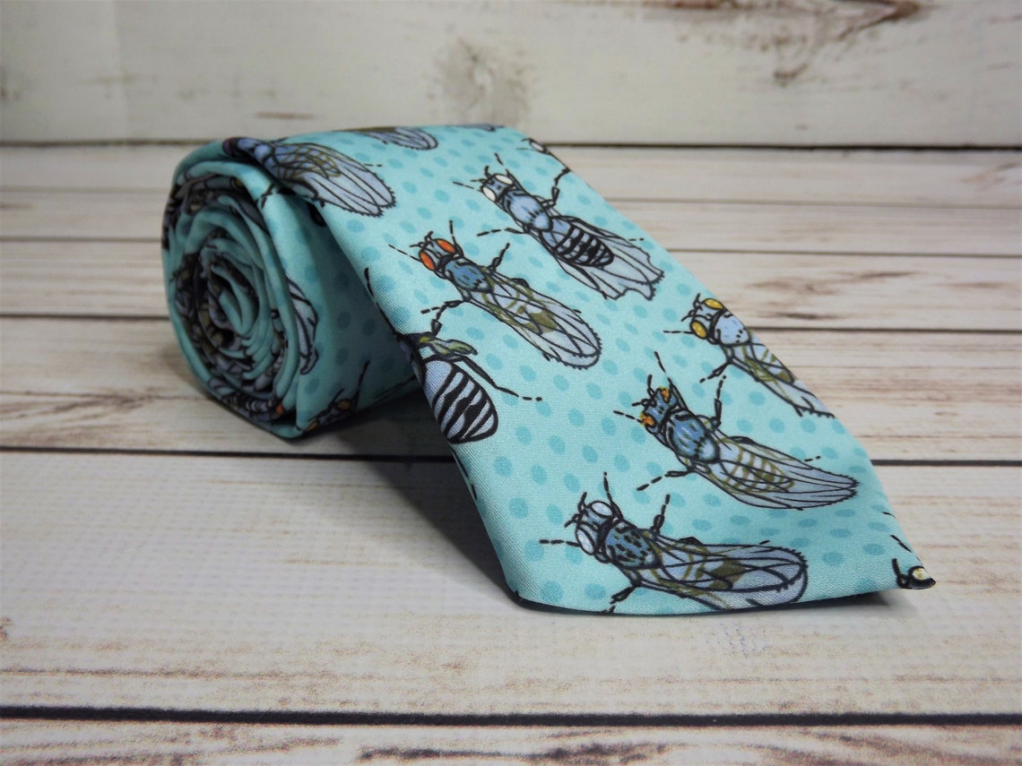 Fruit Fly Tie, Drosophila Tie, Genetics Tie, Biology Tie, Gene Tie ...
