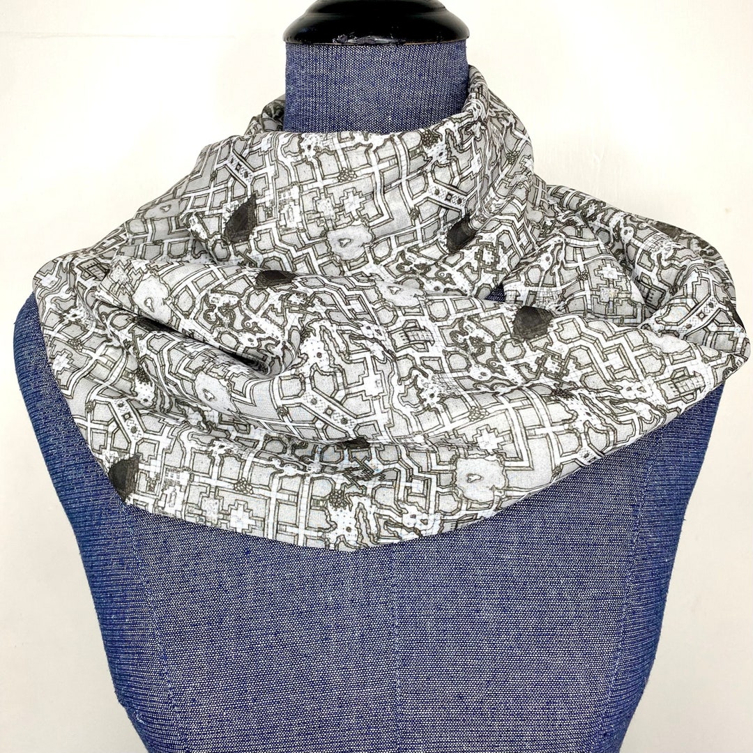 Dungeon Scarf, GM Gift, DM Gift, Endless Dungeon Map, Infinity Scarf ...