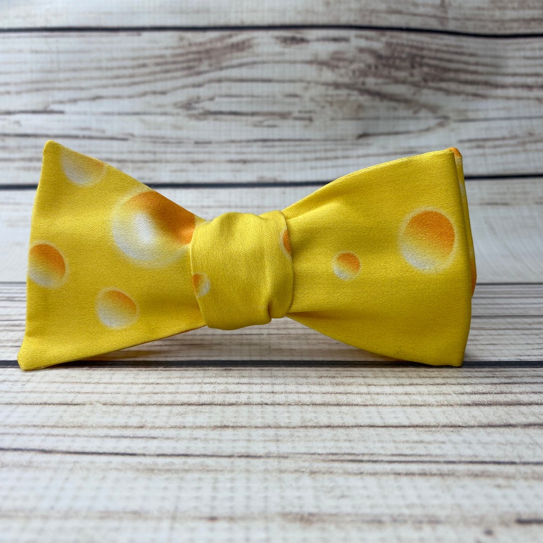 Cheese Bowtie, Yellow Cheese Bowtie, Food Bowtie, Cheese Gift, Cheese ...