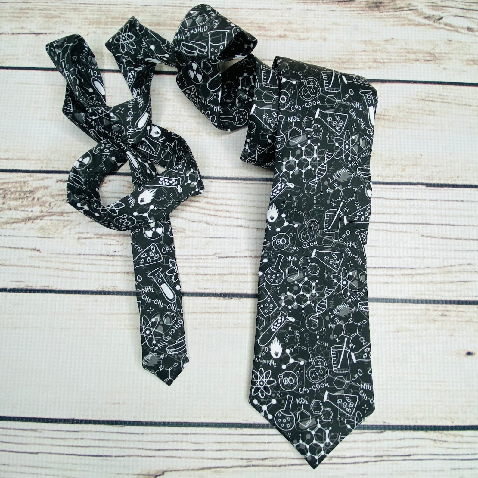 Science Tie Chemistry Tie Laboratory Necktie Physics Tie - Etsy UK