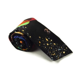 Space Tie, Planets Solar System Necktie, Planets Tie, Astronomy Tie ...