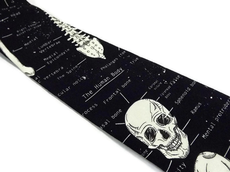 Skeleton Necktie Orthopedic Tie Chiropractic Tie Medical - Etsy
