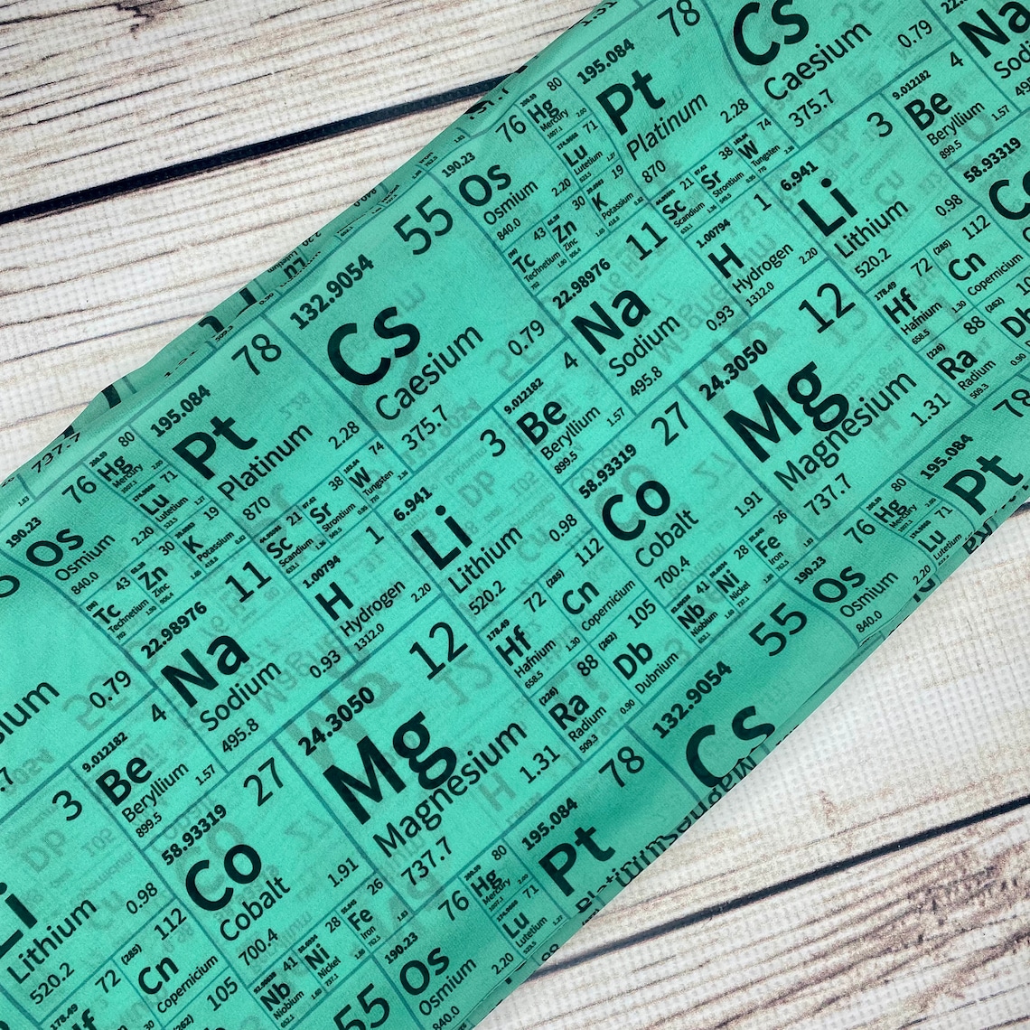 Periodic Table of Elements Scarf Chiffon Scarf Science Gift - Etsy