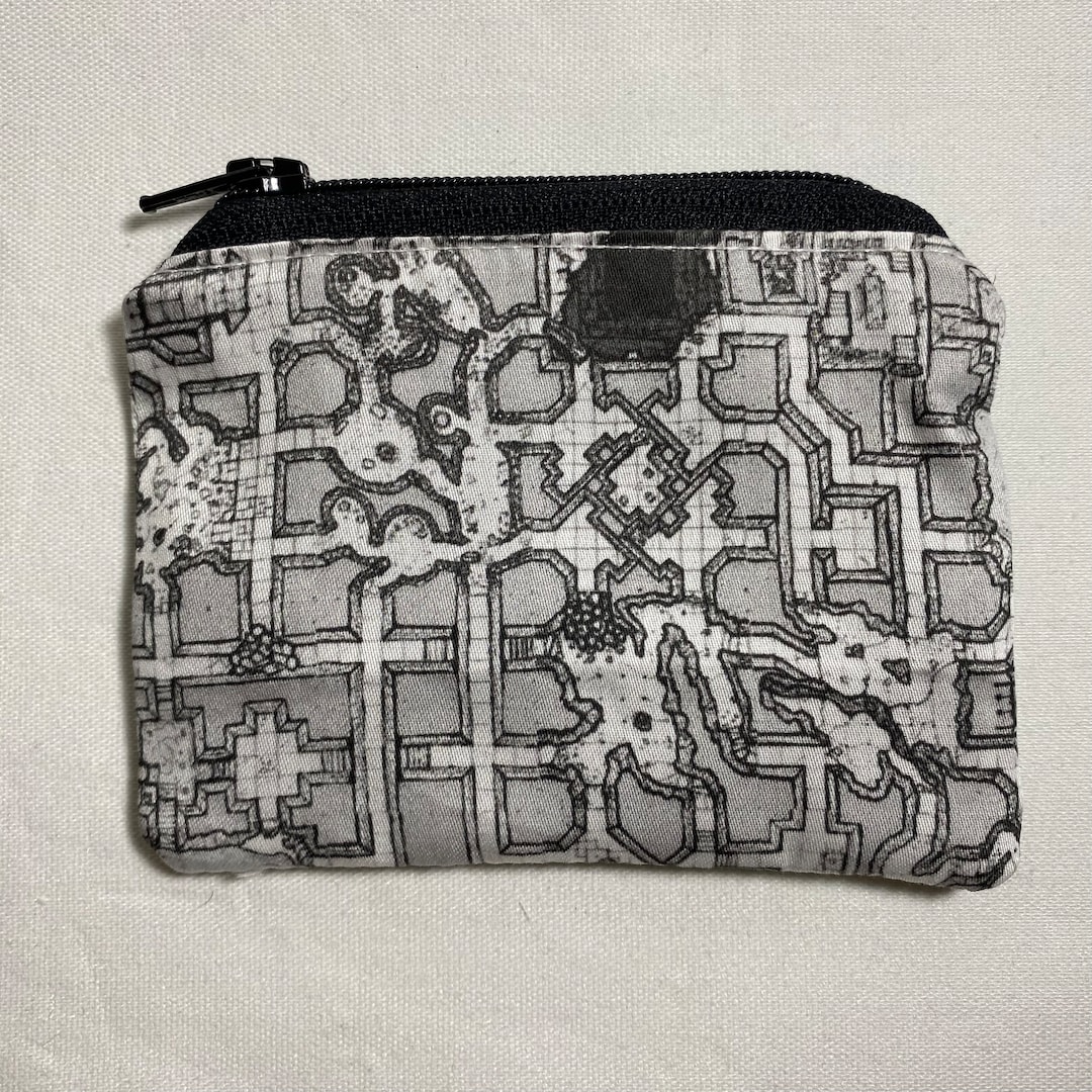 Dnd Zipper Pouch, Dungeons and Dragon Gift, Dungeons Map Coin Purse ...