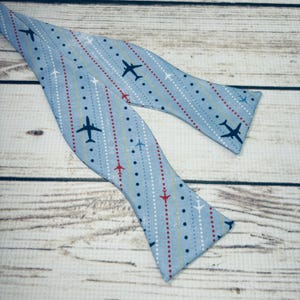 Airplane Bowtie, Air Plane Bow Tie, Plane Bowtie, Airplane Stripes ...