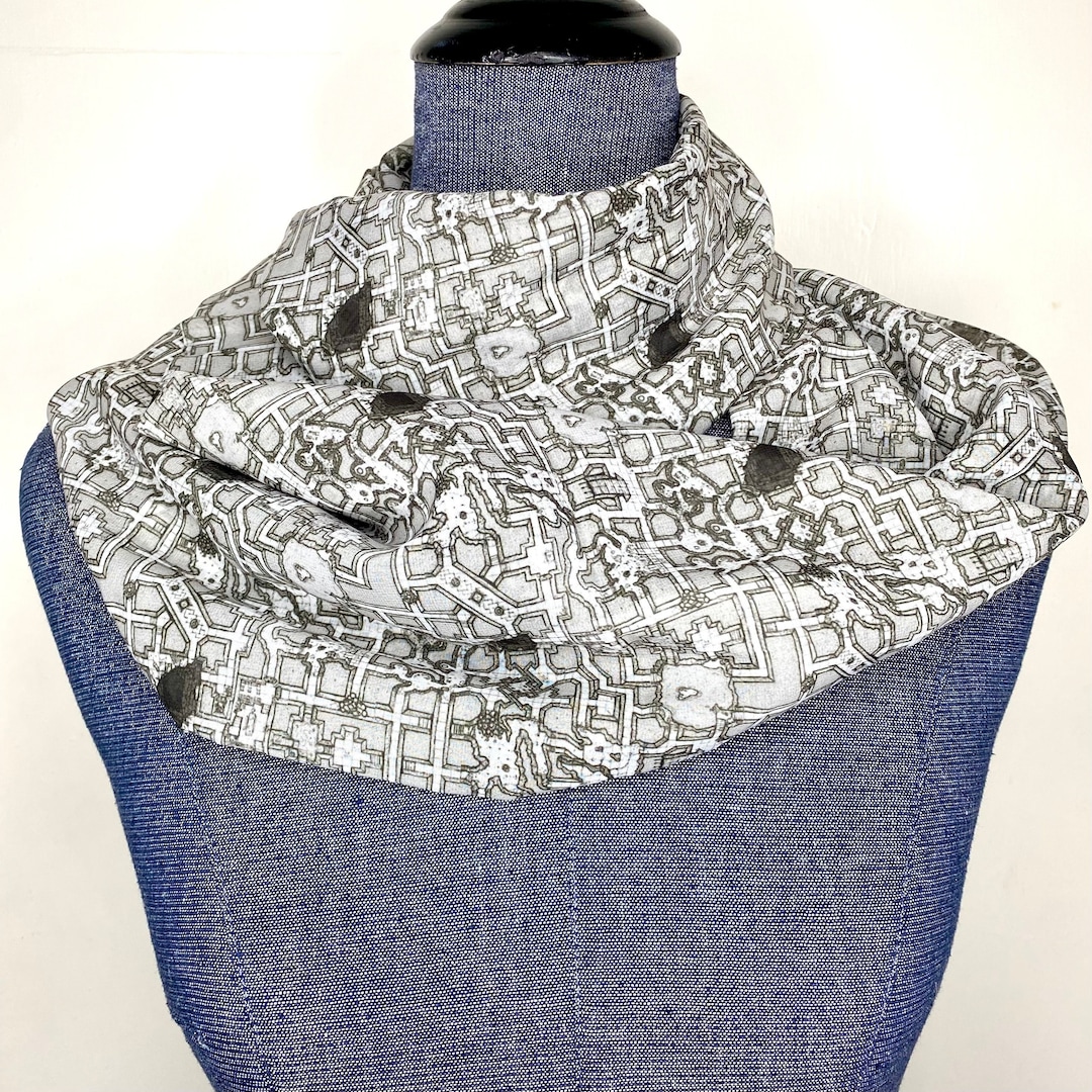 Dungeon Scarf, GM Gift, DM Gift, Endless Dungeon Map, Infinity Scarf ...