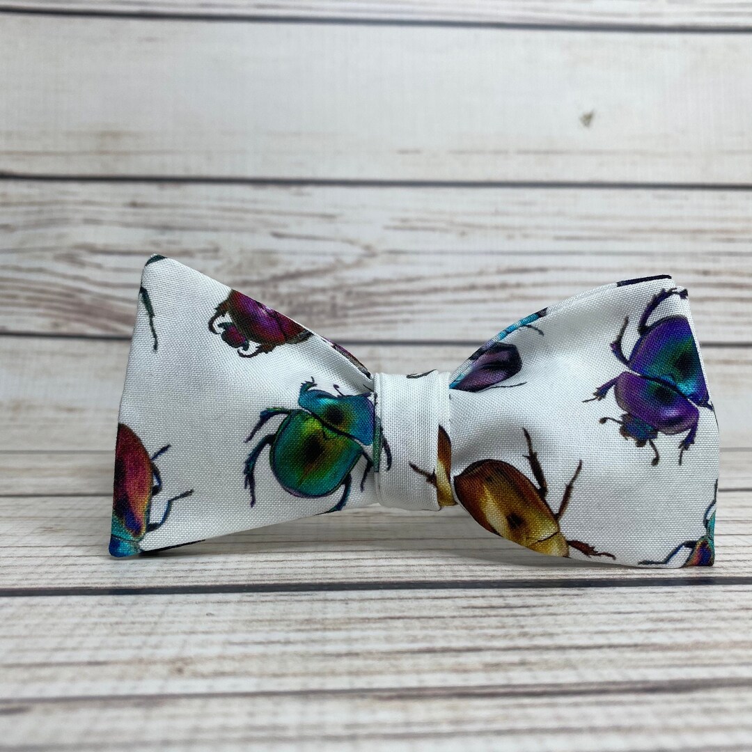 Jewel Bugs Bowtie, Beetle Bow Tie, Coleoptera Bowtie, Entomologist ...
