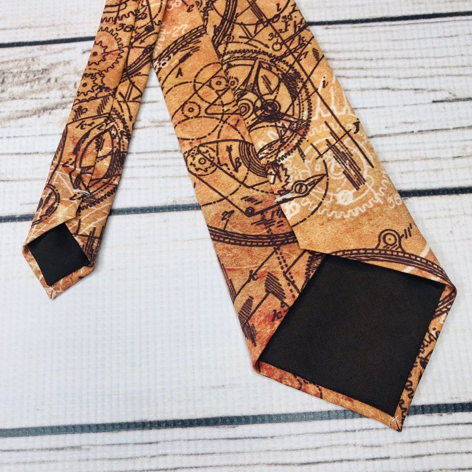 Clockwork Tie Steampunk Tie Steampunk Gears Cogs Clockwork - Etsy