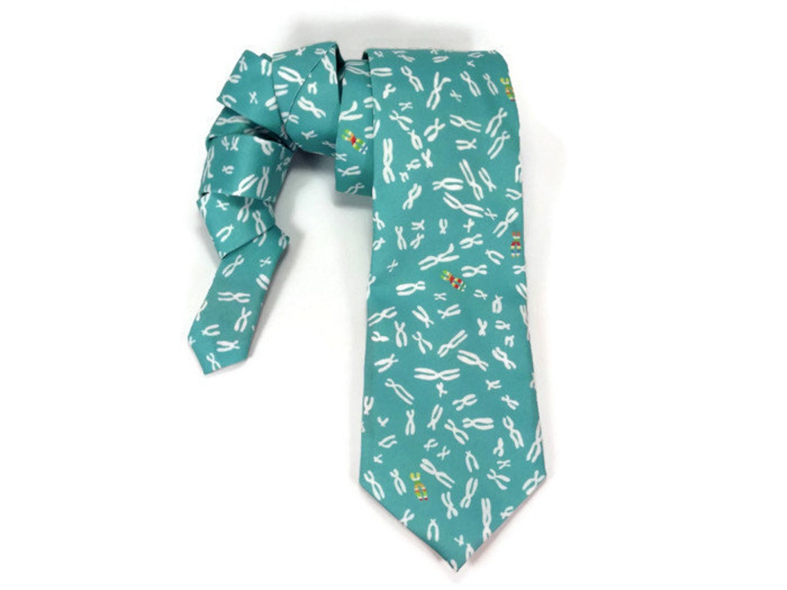 Chromosome Tie DNA Tie Genetics Tie Biology Tie Chemistry | Etsy