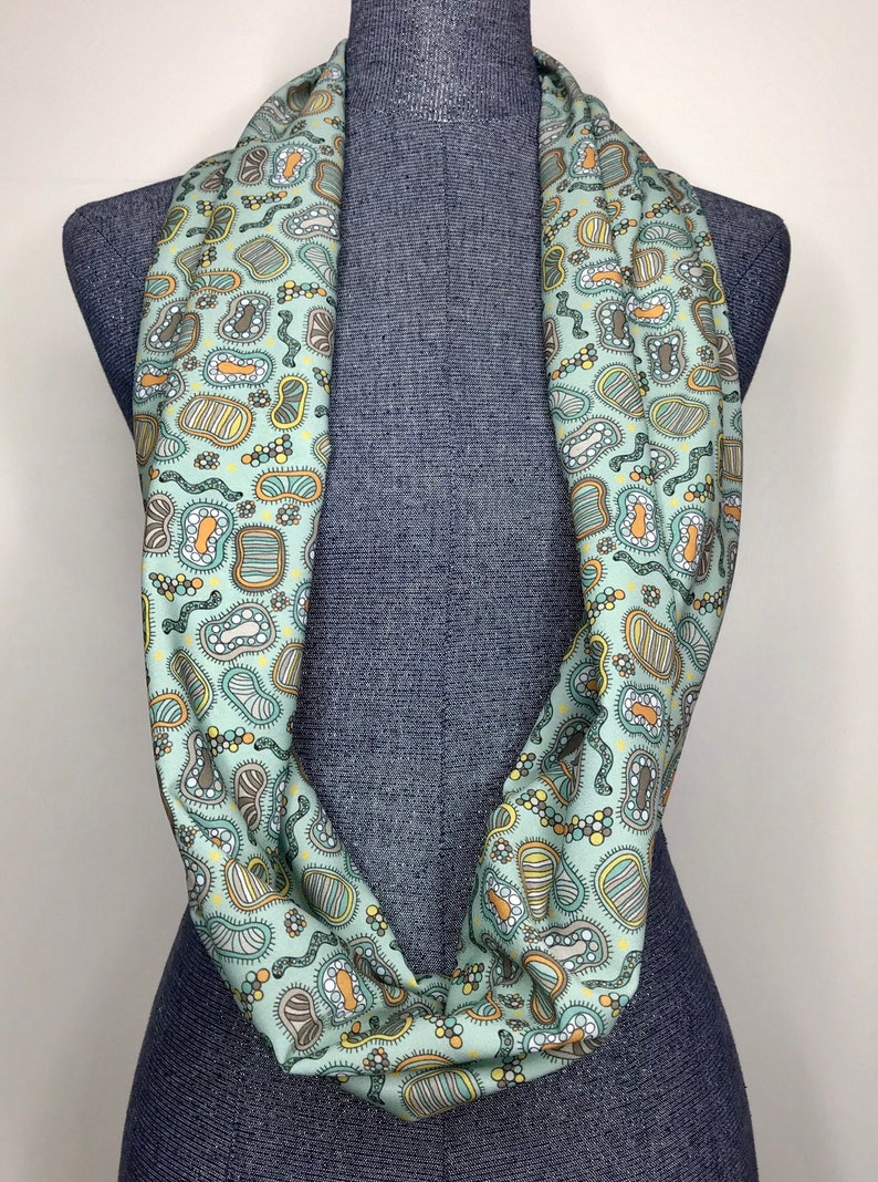 Microorganism Scarf, Science Teacher Gifts, Microbiology Gifts ...