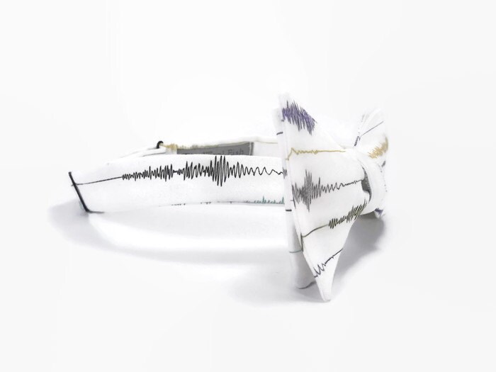 Seismograph Bowtie Seismology Bowtie Earthquake Bowtie - Etsy