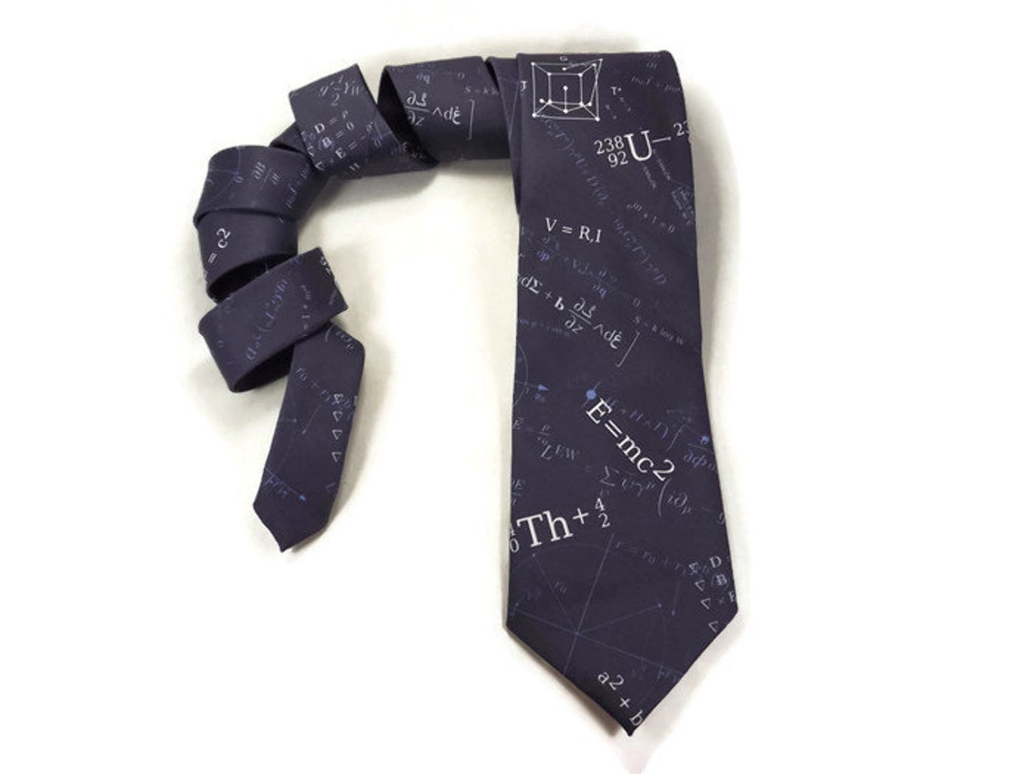 EMC2 Tie Physics Tie Math Tie Einstein Equation Science - Etsy